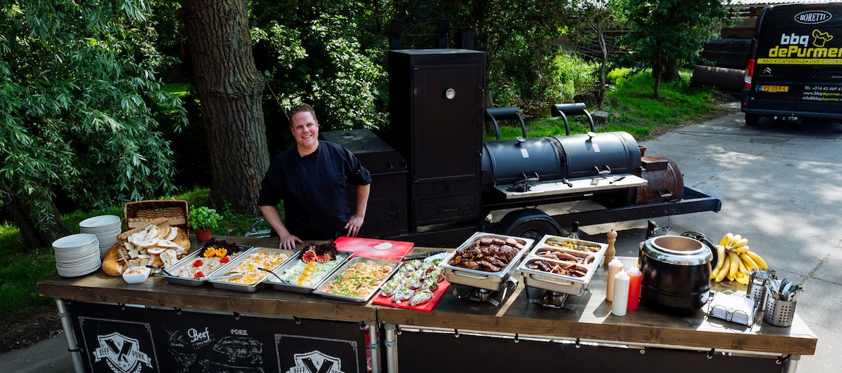 Catering in Waterland door BBQ de Purmer, geslaagd feest, zalig buffet